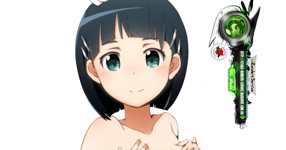 Sword Art Onlinesuguha Kirigaya Sexy Maid Render Ors Anime Renders