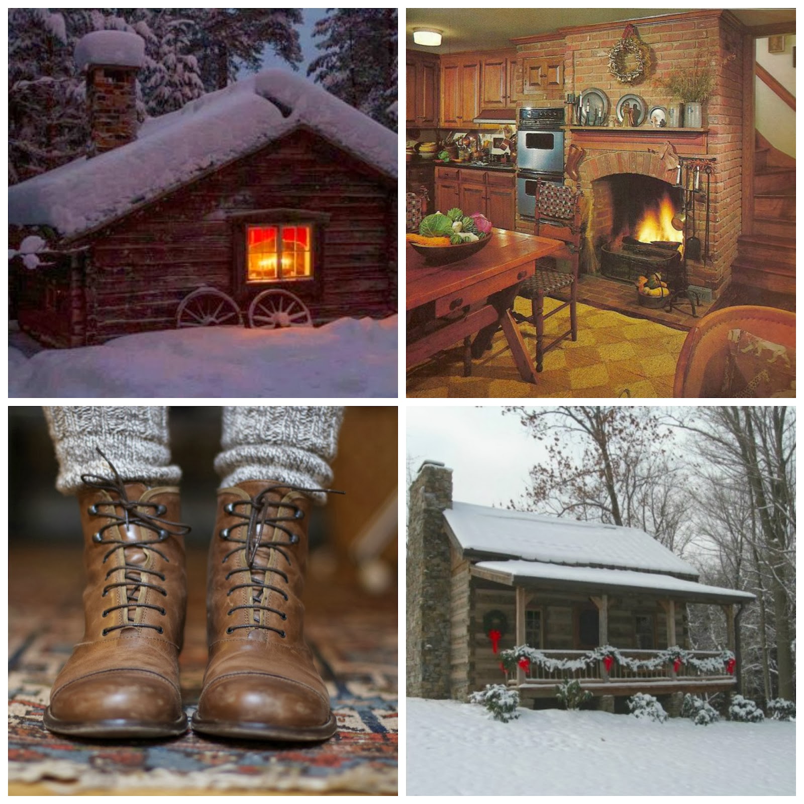 Red Grace: Cozy Collages