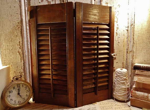 Evocative Vintage: Vintage Wood Shutters - Rustic, Cottage Chic