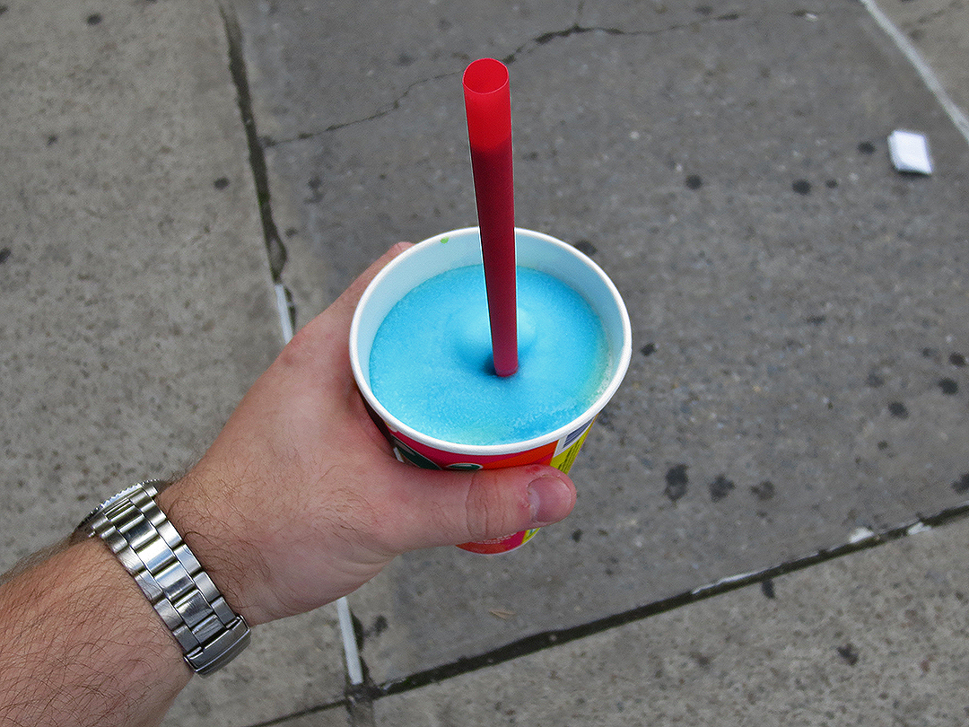 The Shit I Eat: Mountain Dew Blue Shock Slurpee