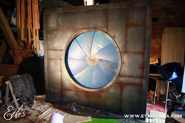 Porte steampunk a Iris (Steam gate) | Ethis Crea