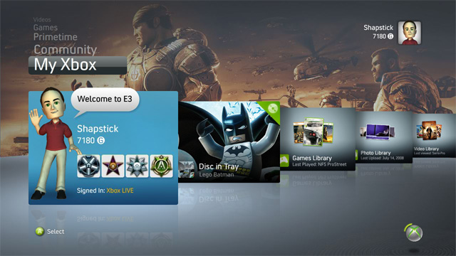 Rose blog: Xbox 360 2011 Dashboard Update