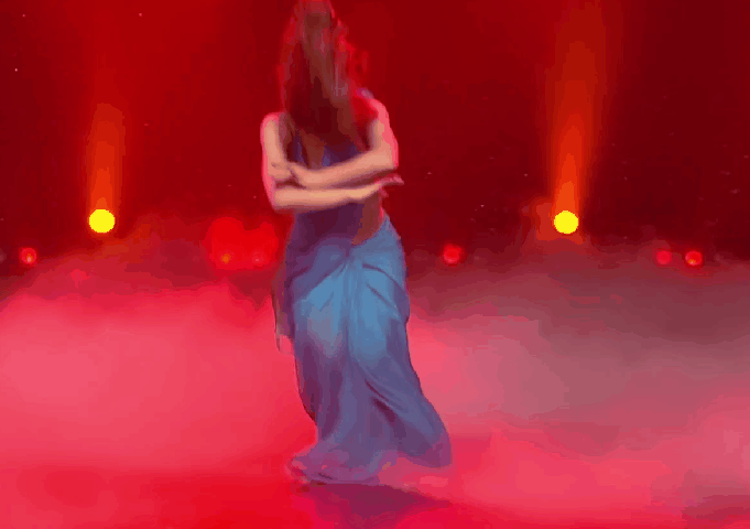 Ellli Evram Saree Navel Dance Bolly Tube