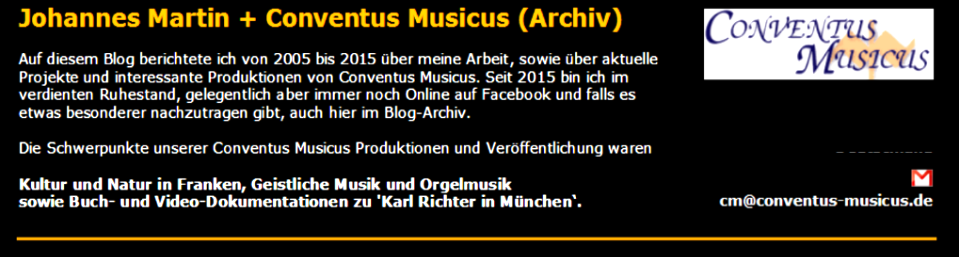 Johannes Martin und Conventus Musicus (Archiv): Meisterwerke der Musik ...