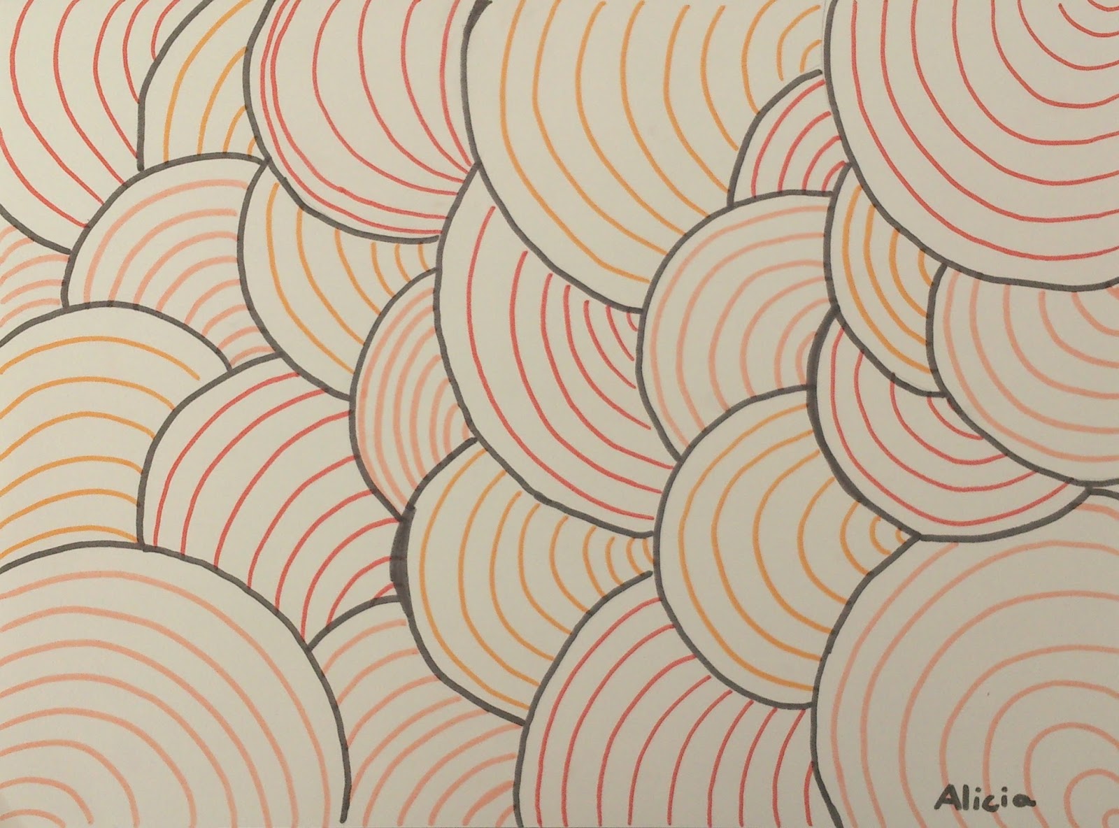 ESTUDIO KORAI: Tramas de líneas curvas