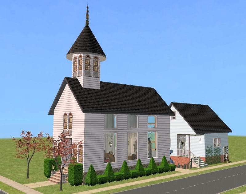 Twoflower's Sims 2 Lots: Apple Grove Wedding Chapel