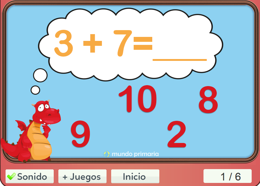 Aprendiendo matemáticas...: Juegos online para trabajar la suma y la resta