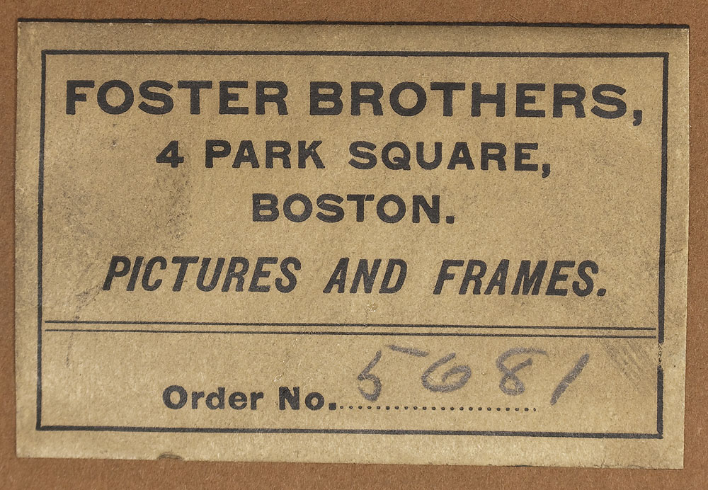 Picture Frame Labels: Foster Brothers