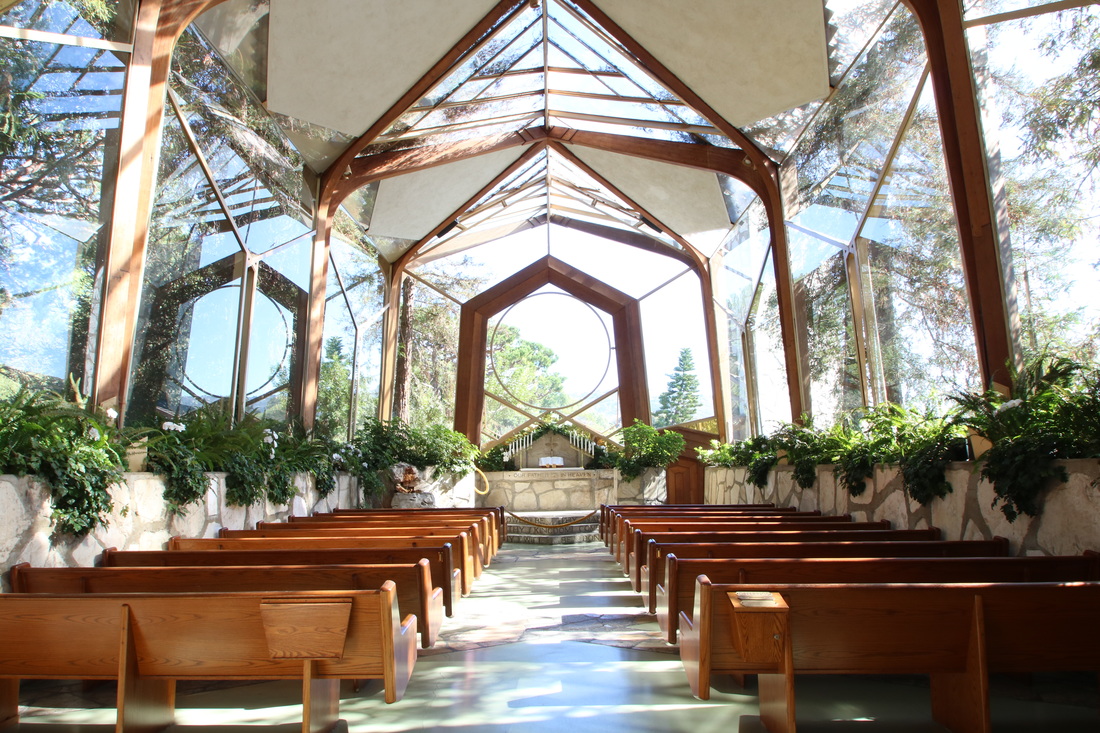 Wayfarers Chapel in Rancho Palos Verdes, California - Lloyd Wright