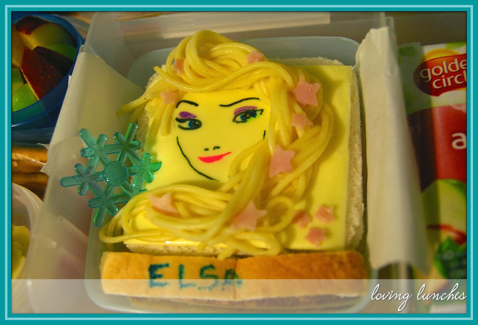 Loving Lunches: Frozen Elsa Lunch