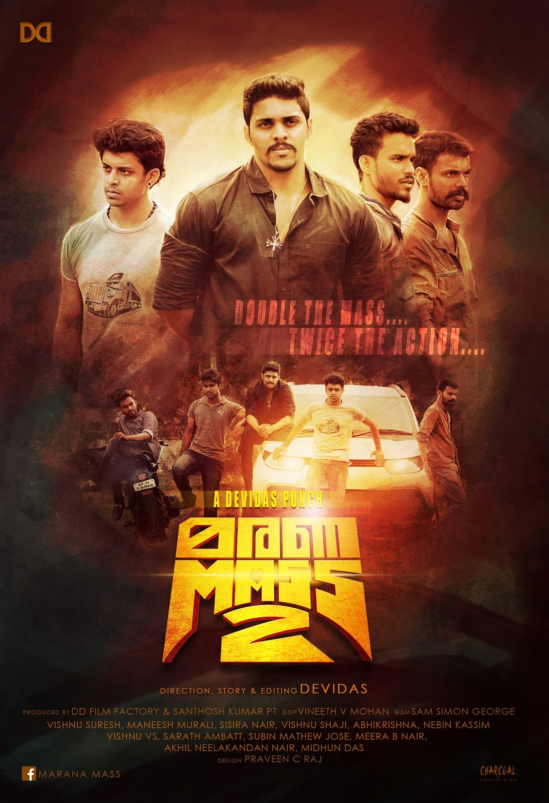 PRAVEEN C RAJ HAPPINESS: Short film MARANA MASS 2 Film Poster design ...