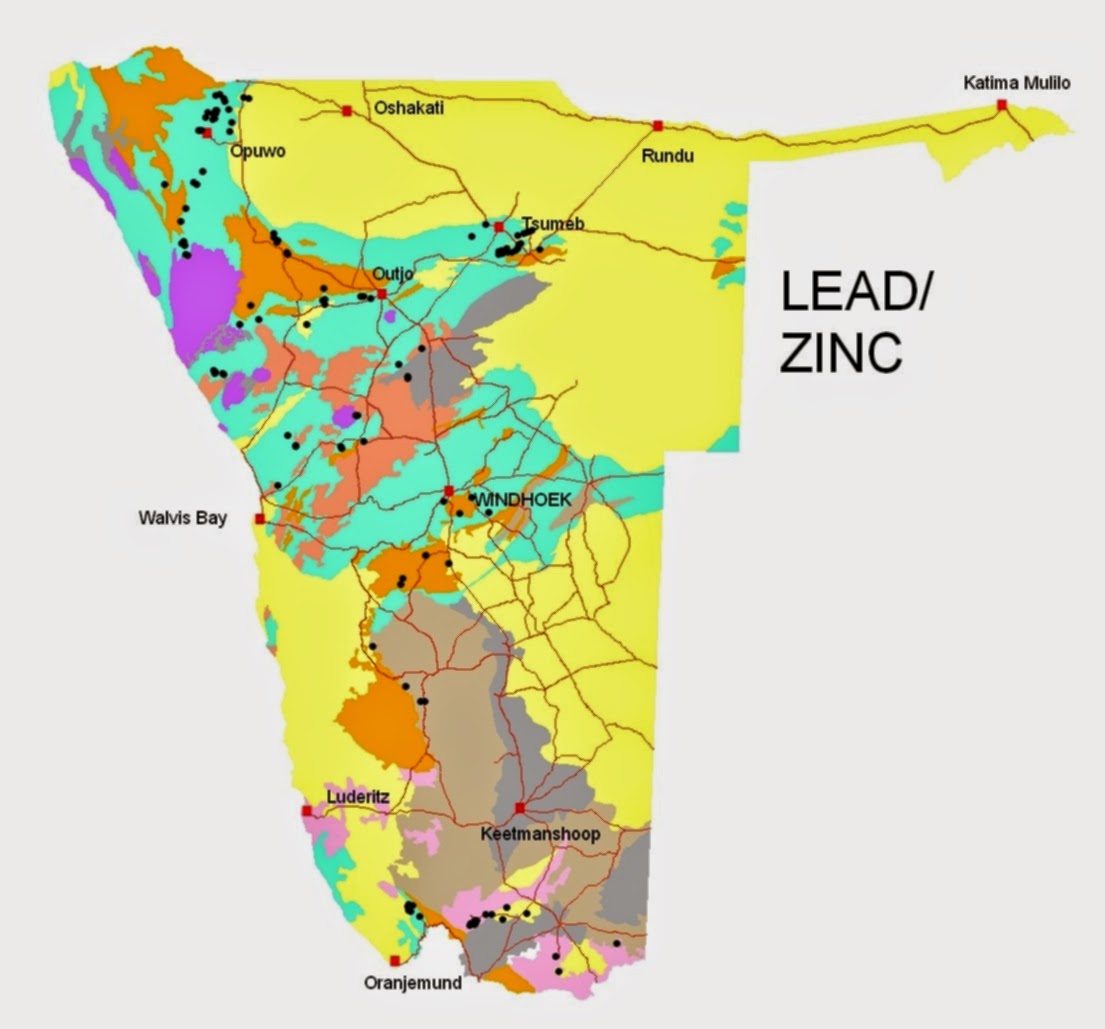 Spilpunt: Lead and Zinc Mineralization in Namibia