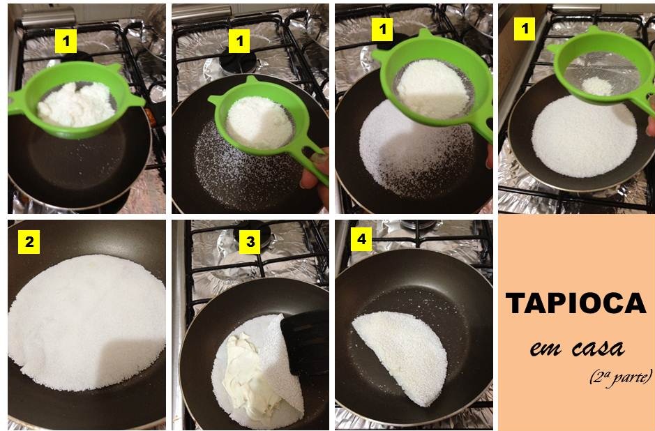 Tapioca em casa