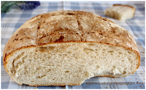 POTINGUES Y FOGONES: Receta básica de pan