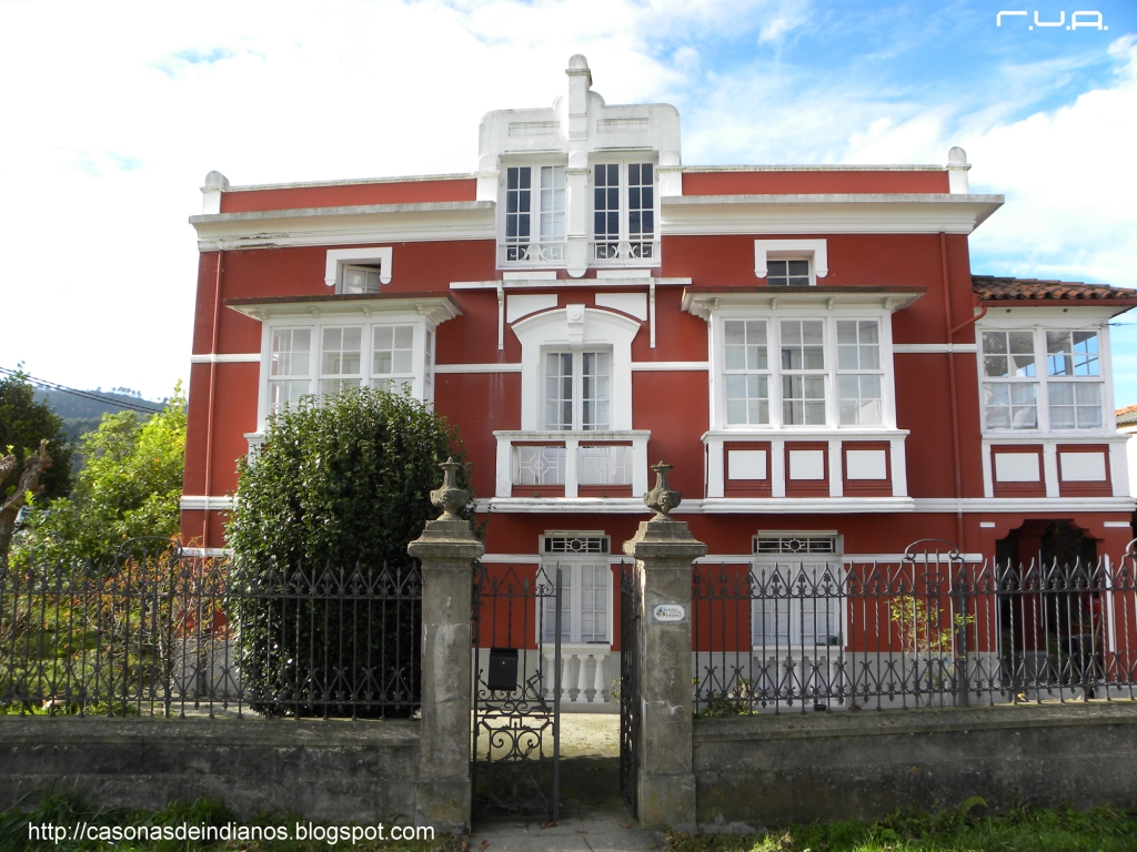 casonas de indianos: 225.- CASA DE LA CAPILLA - SOMAO (PRAVIA)