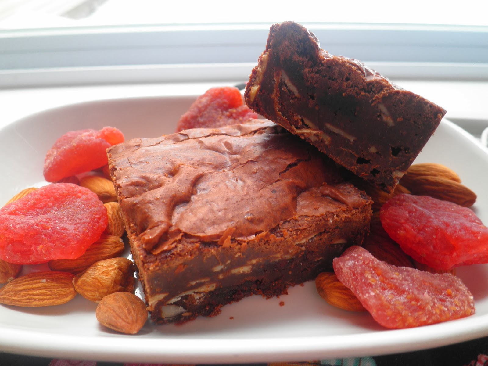 Secrets from the Cookie Princess: Strawberry Almond Brownies
