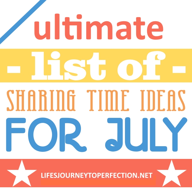 Life's Journey To Perfection: 2018 Primary Sharing Time Ideas for July ...