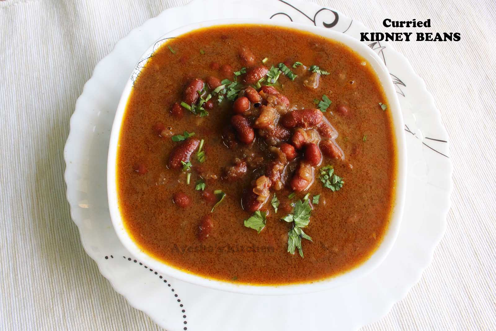 KIDNEY BEANS CURRY