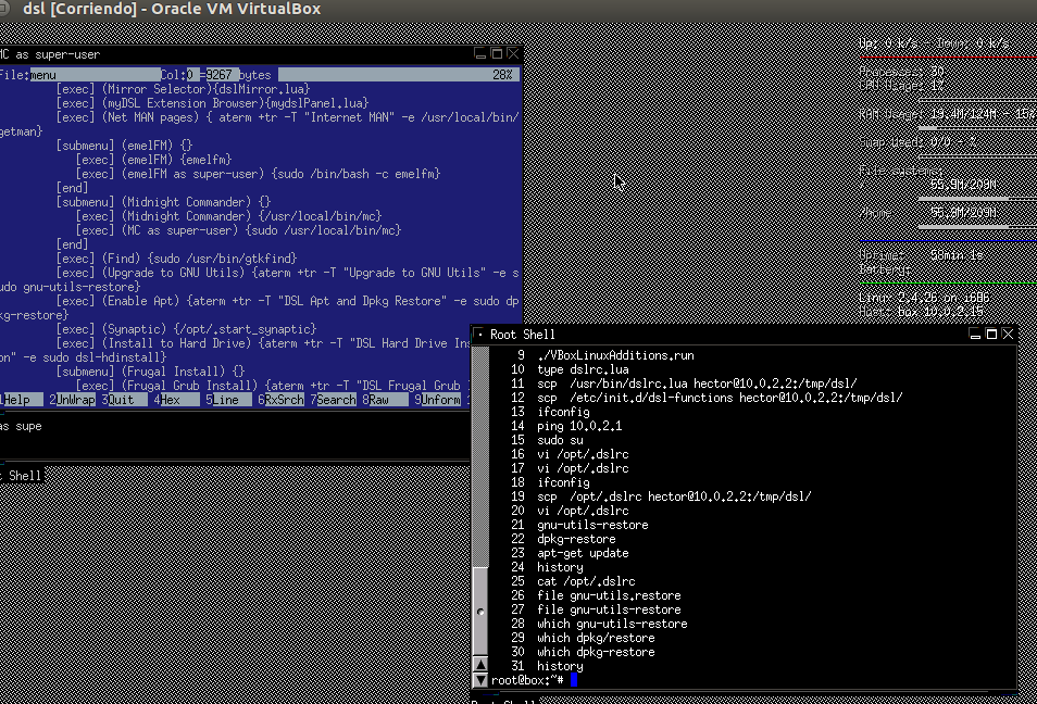 Bariloche: Linux Configurar repositorios DSL (DamnSmallLinux)