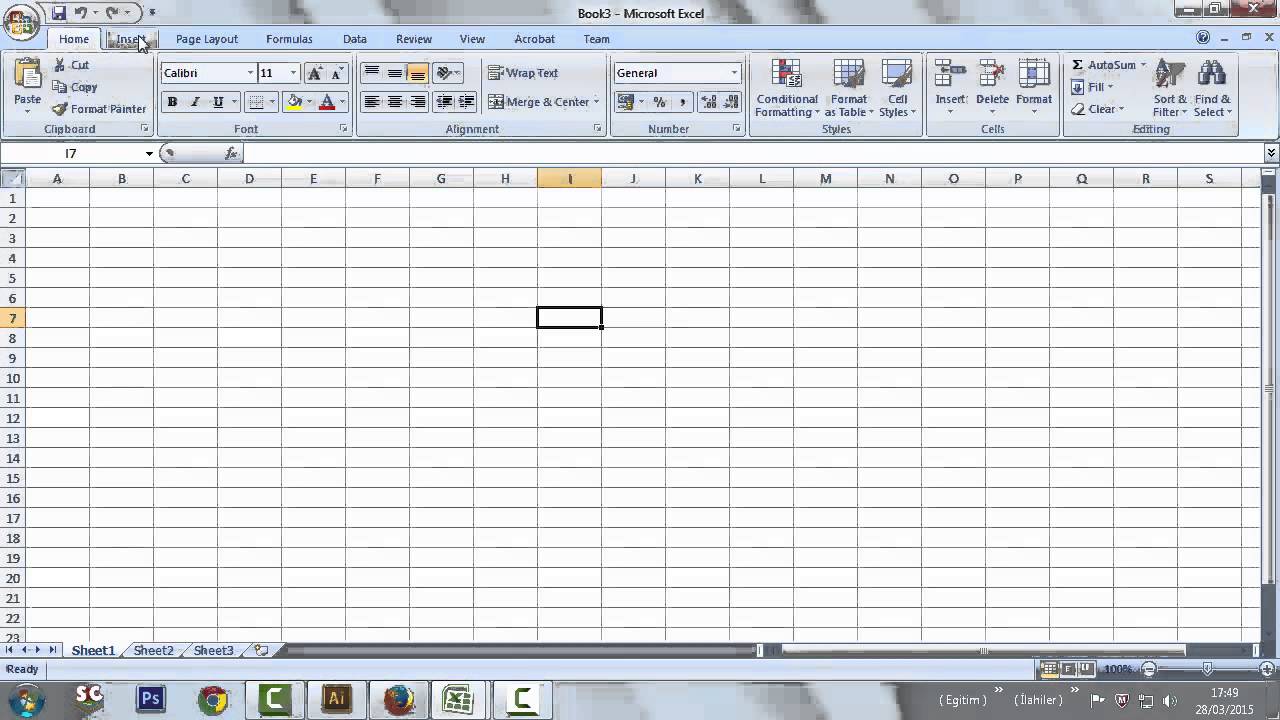 Programları : Excel formuller