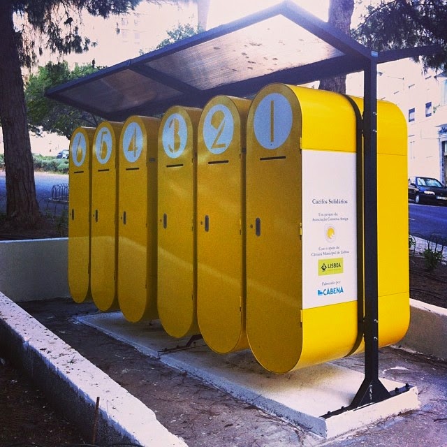 351 Design Street - English: Lockers for the homeless in Lisbon