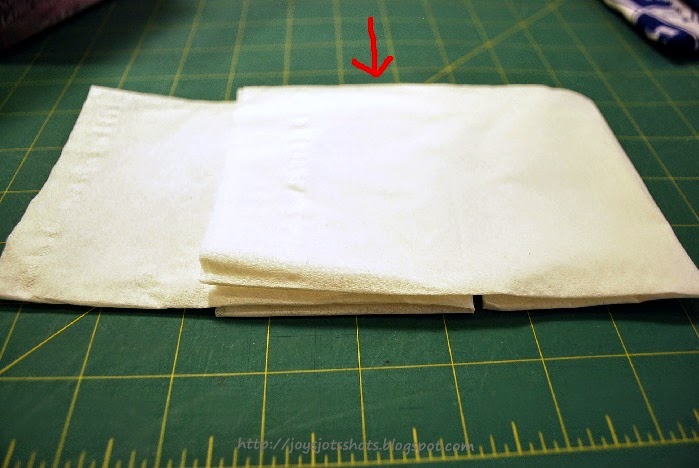 Joy's Jots, Shots & Whatnots: Folding Tissue for Small Tissue Holders