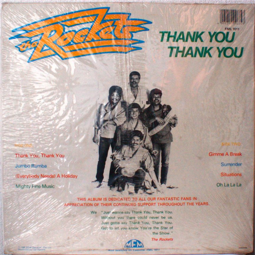 Afro-Synth: THE ROCKETS - Thank You Thank You (1986)