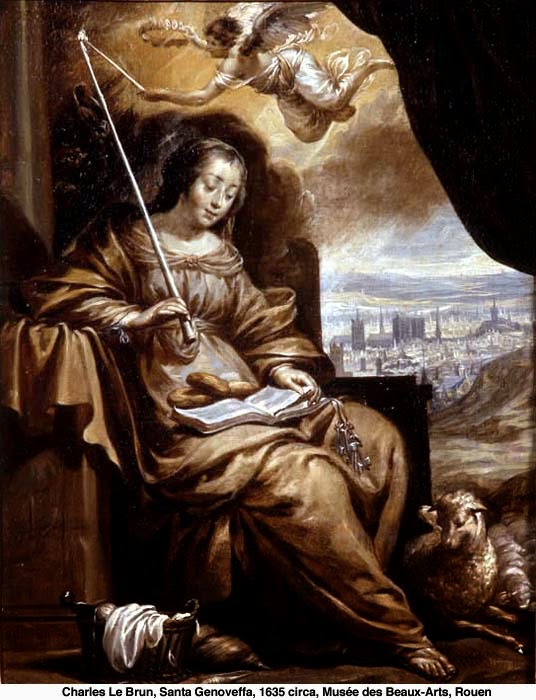 HAGIOPEDIA: Santa GENOVEVA. (c.420 - c.502).