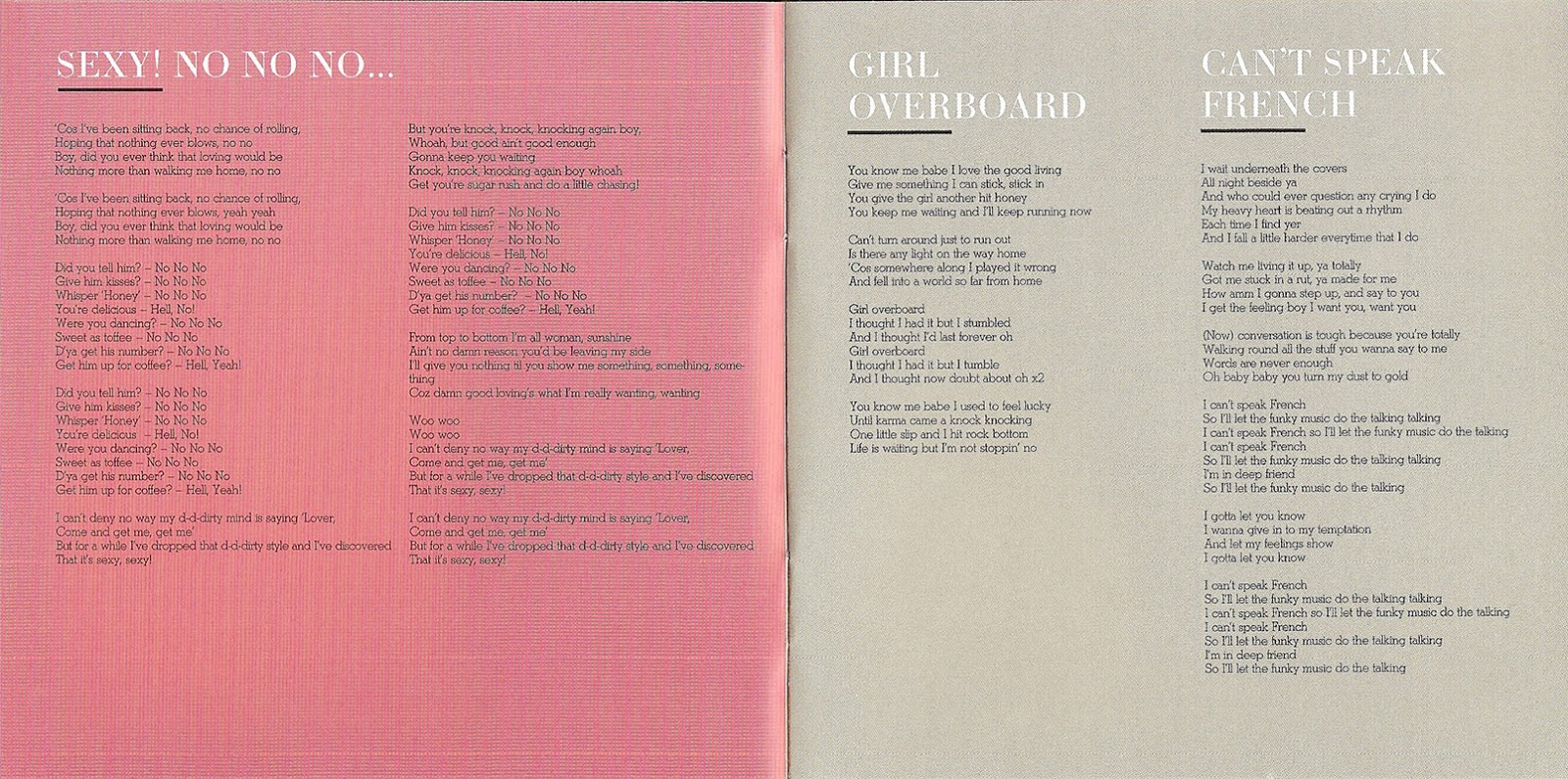 Encarte: Girls Aloud - Tangled Up (Fan Edition) - Encartes Pop