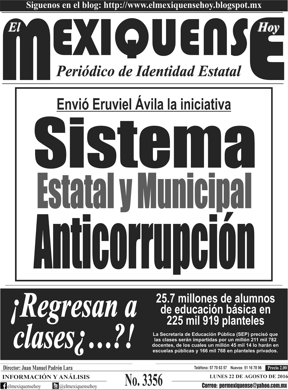 El Mexiquense Hoy Mexiquense Diario De Ecatepec