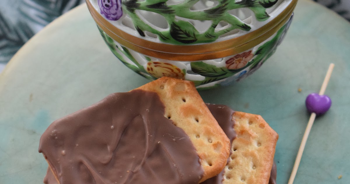 Smaskelismaskens: Chokladdoppade salta kex