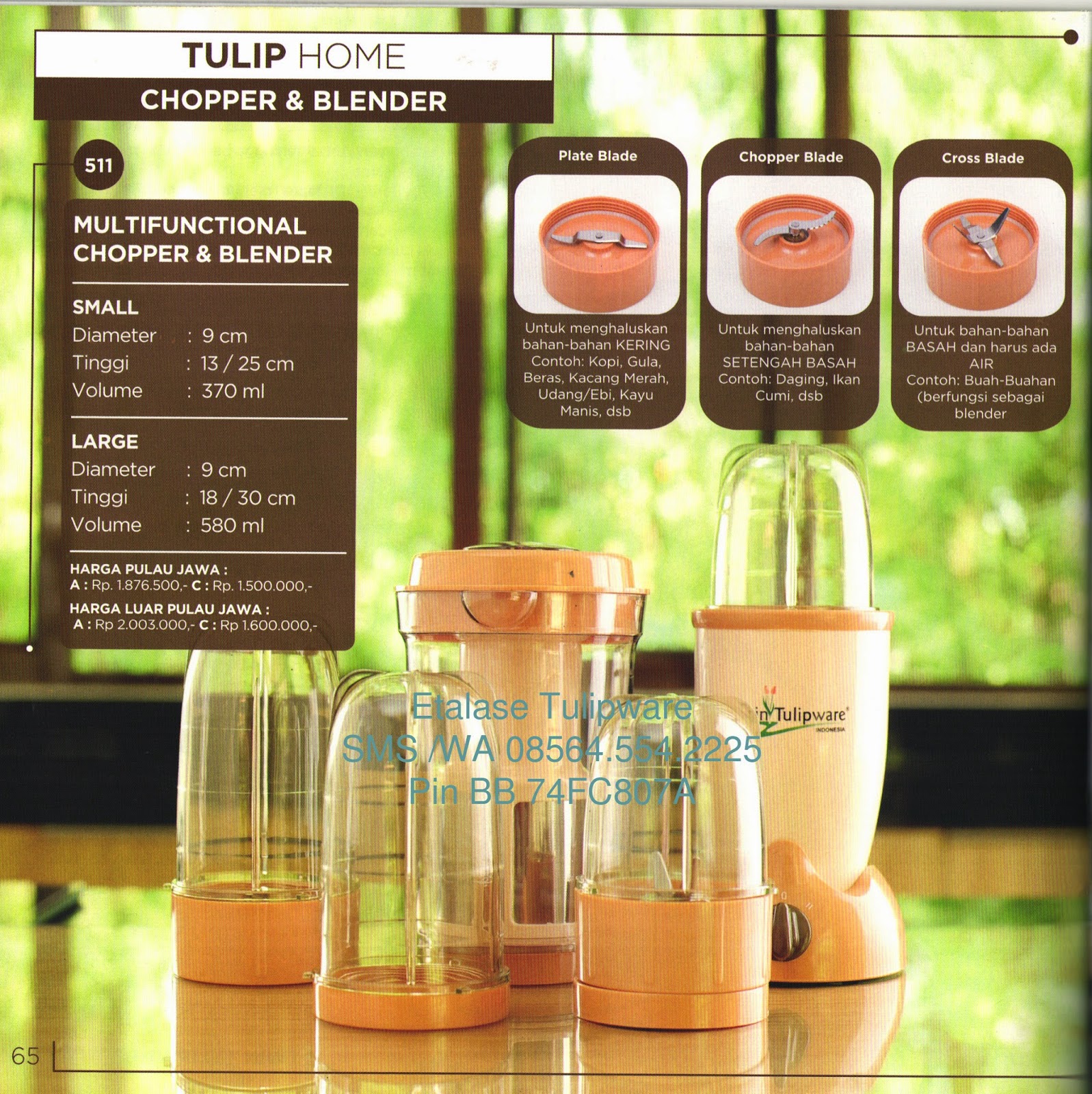 katalog Twin Tulipware : MULTIFUNCTIONAL CHOPPER & BLENDER