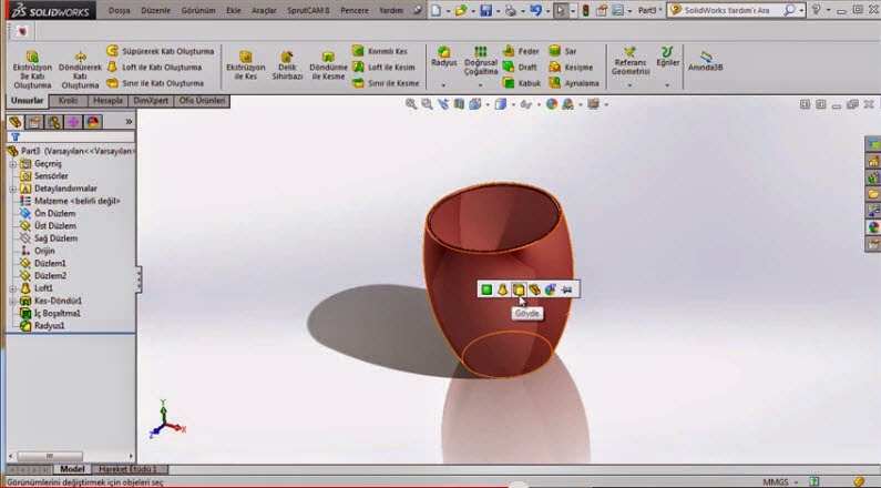 Plastic Cups with SolidWorks 2014 how to draw? - SolidWorks Share