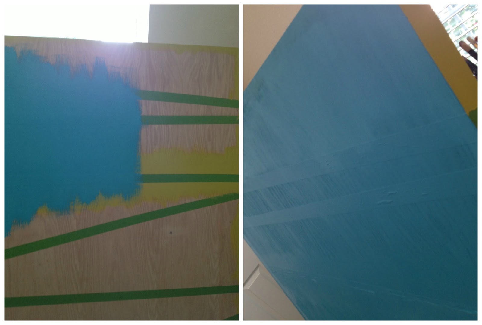 painterly.passion: diy colorblock painting