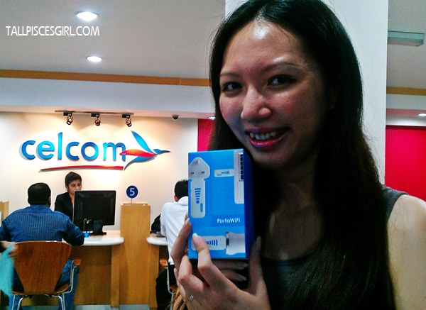 I've Got My FREE Celcom PortaWiFi Device! | TallPiscesGirl