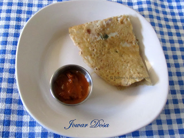 Instant Jowar Dosa - Chola Dosa |Nithya's Nalabagam