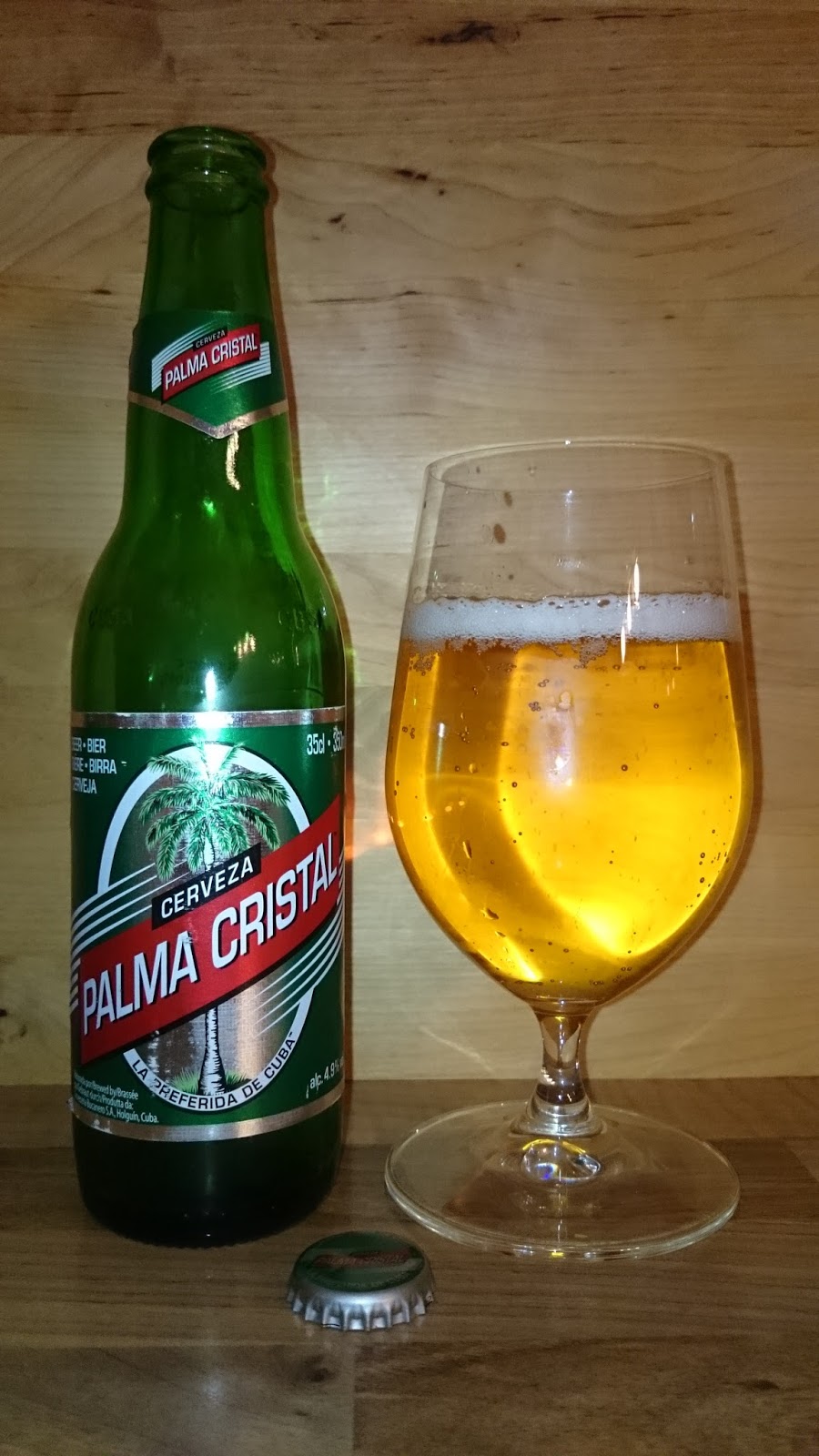 Beer Atlas: Palma Cristal Cerveza (Kuuba)