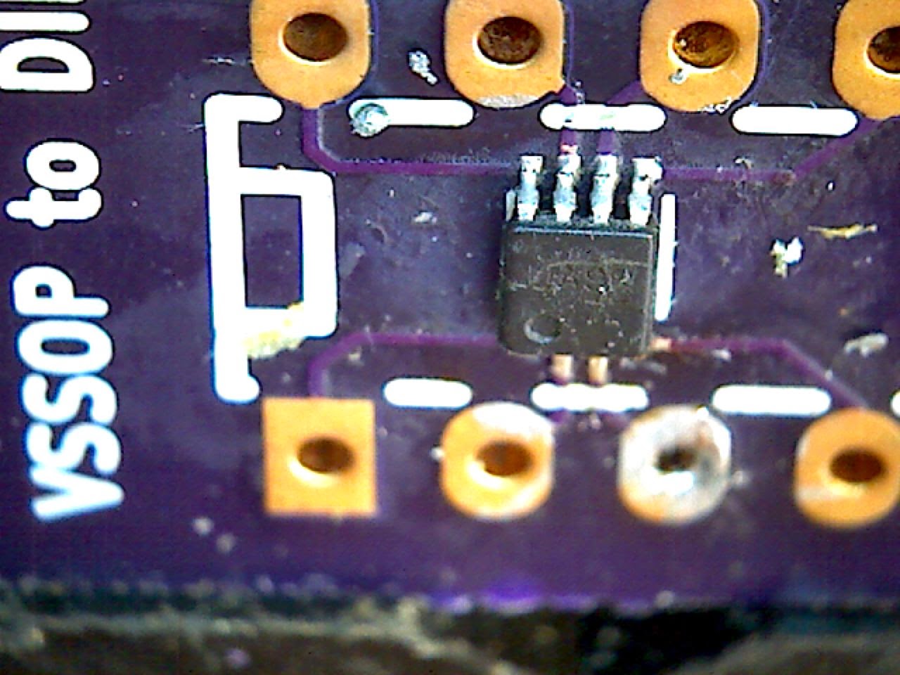 MegaMiniSynth: Hand soldering a VSSOP package - a steady hand and a ...