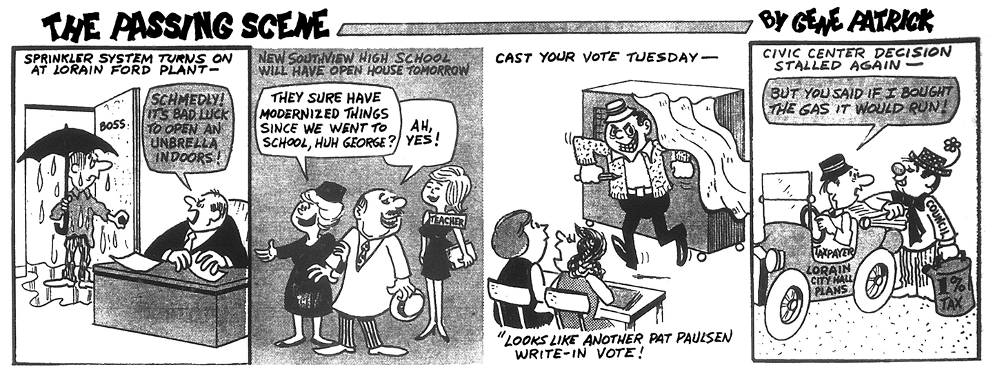 Brady's Bunch of Lorain County Nostalgia: The Passing Scene – November 1968