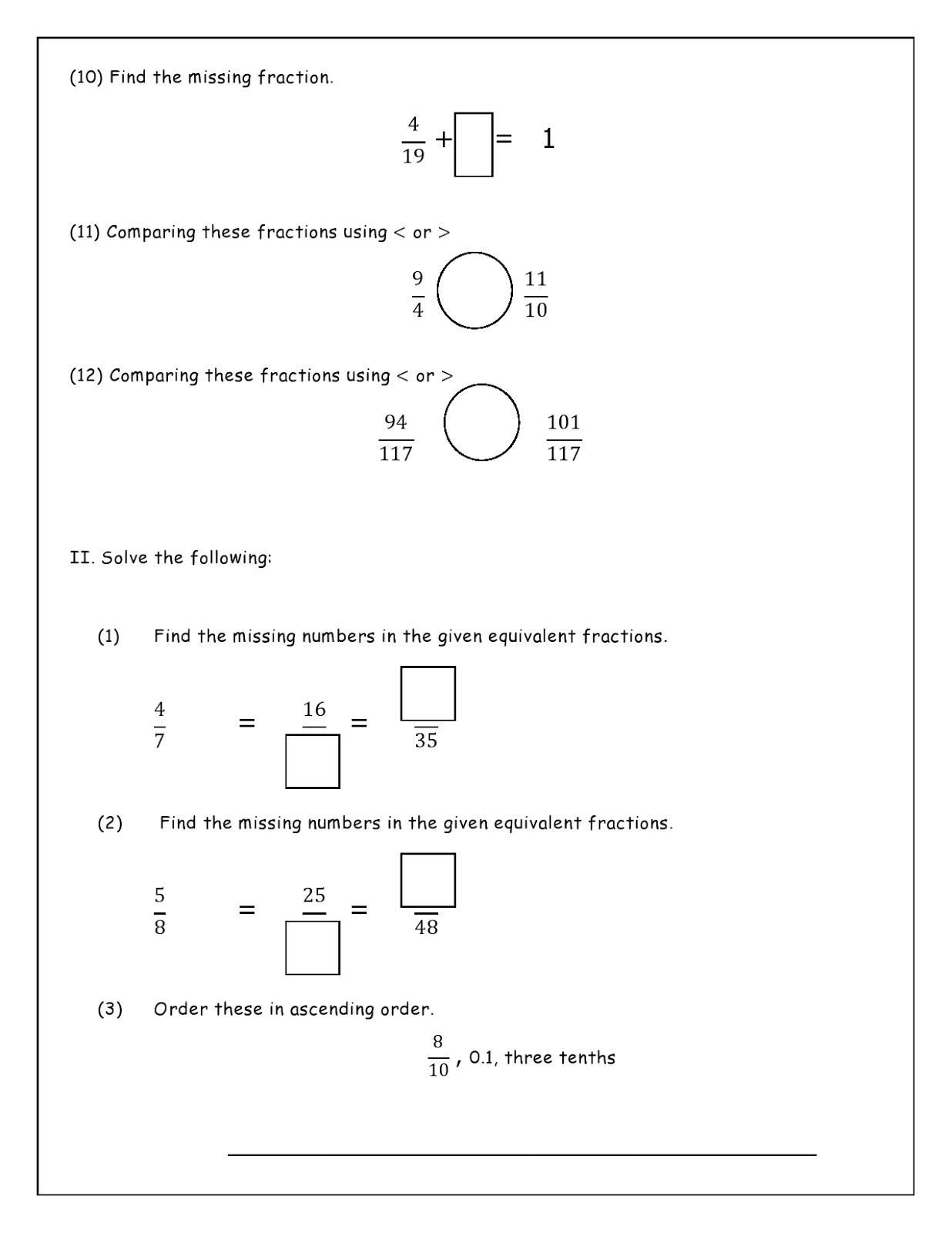 Birla World School Oman Revision Worksheets For Grade 4 As On 26 10 2017 birla-world-school-oman-revision-worksheets-for-grade-4-as-on-26-10-2017