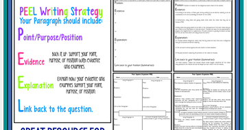 The Best of Teacher Entrepreneurs: FREE LANGUAGE ARTS LESSON - “PEEL ...