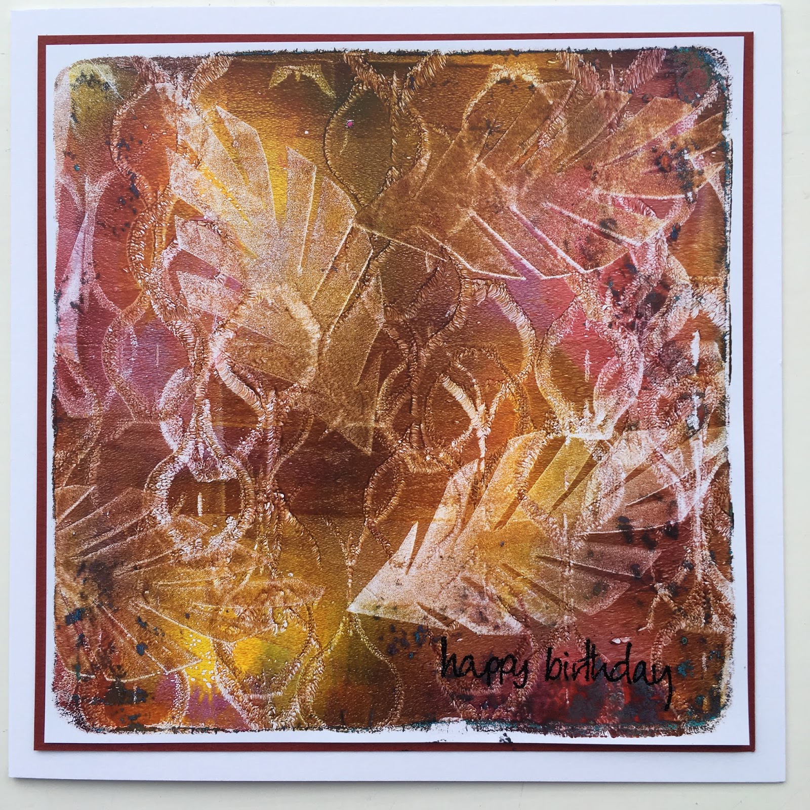 Stamps and Stencils : Funky Foam Stamps and Gelli play