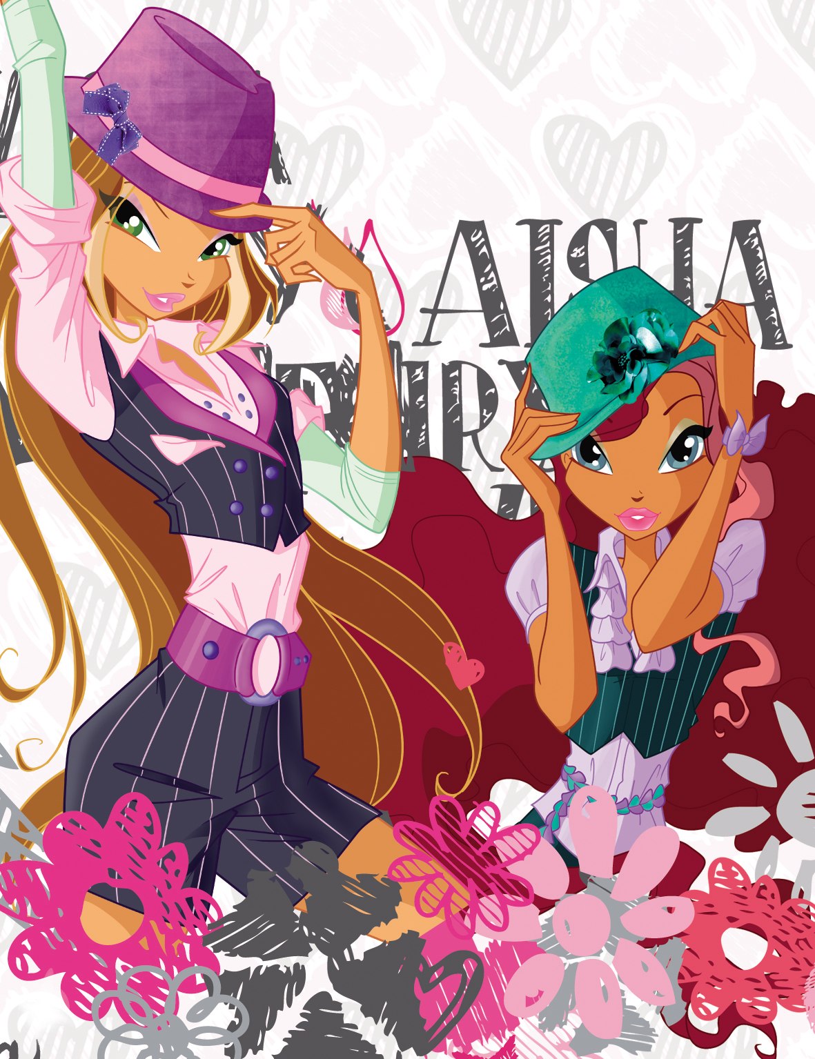 Poster Flora y Layla In Concert - Winx Club All
