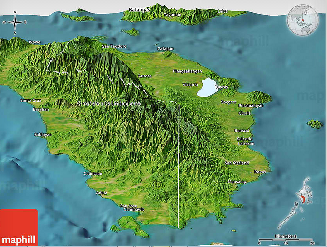 Oriental Mindoro Life and Leisure: Map of Mindoro