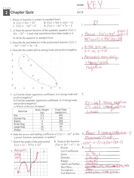 Precalculus Quiz Chapter 1 Precalculus Quiz Chapter 1