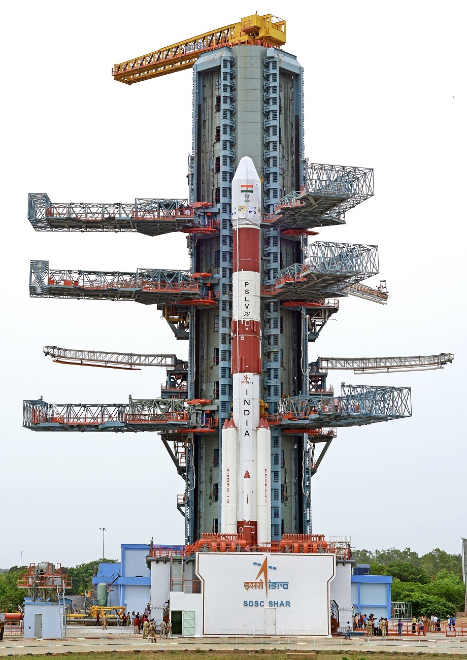 ISRO's PSLV-C34 Successfully launches record 20 satellites ~ India GK ...