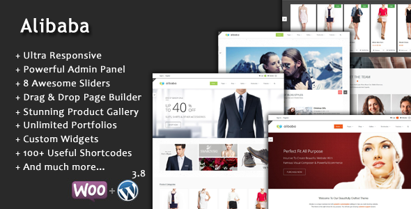 Alibaba Ecommerce Wordpress Template Free Download