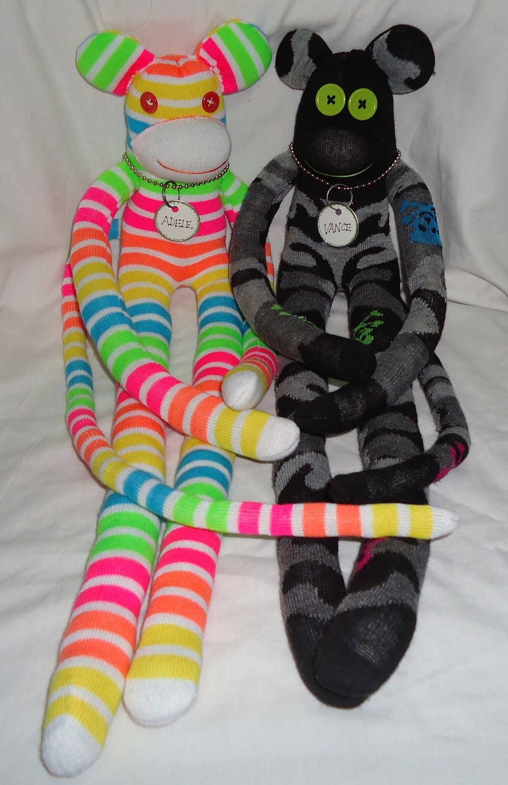 A Sock Monkey A Day: ADELE & VANCE