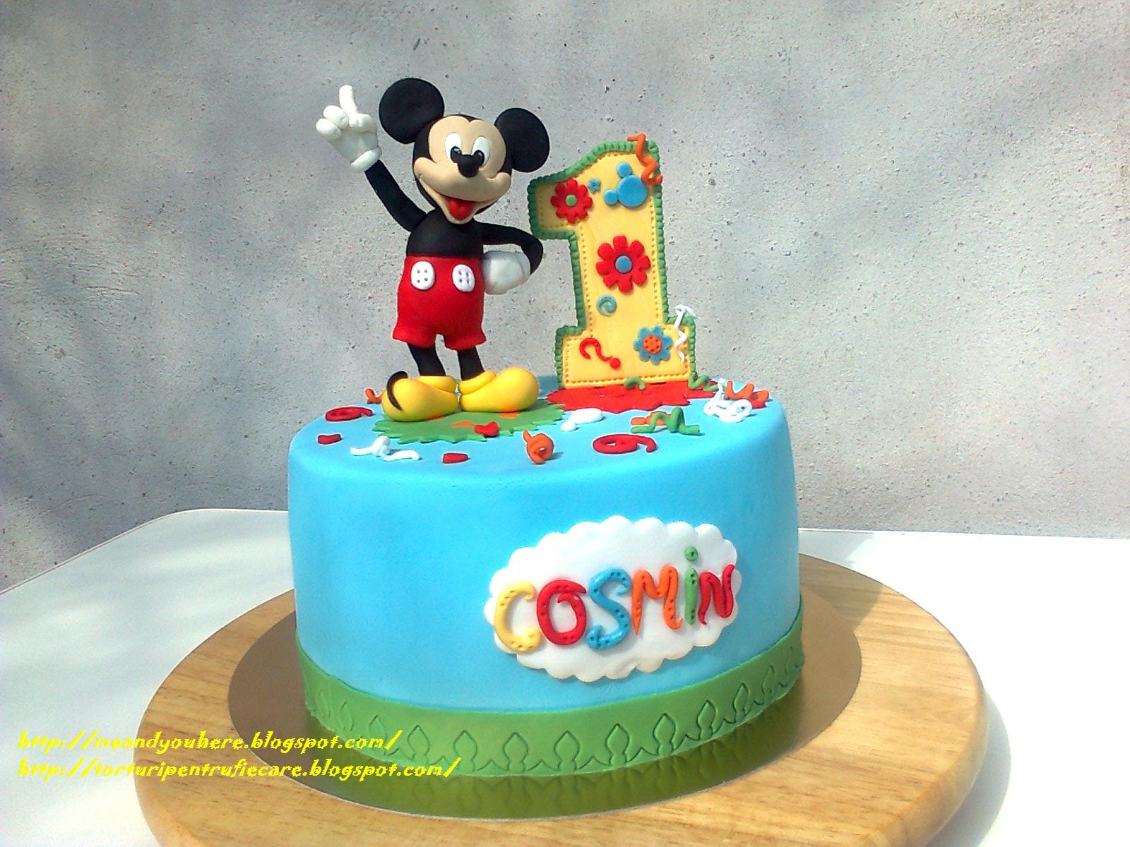 me and you here: TORT CU MICKEY MOUSE
