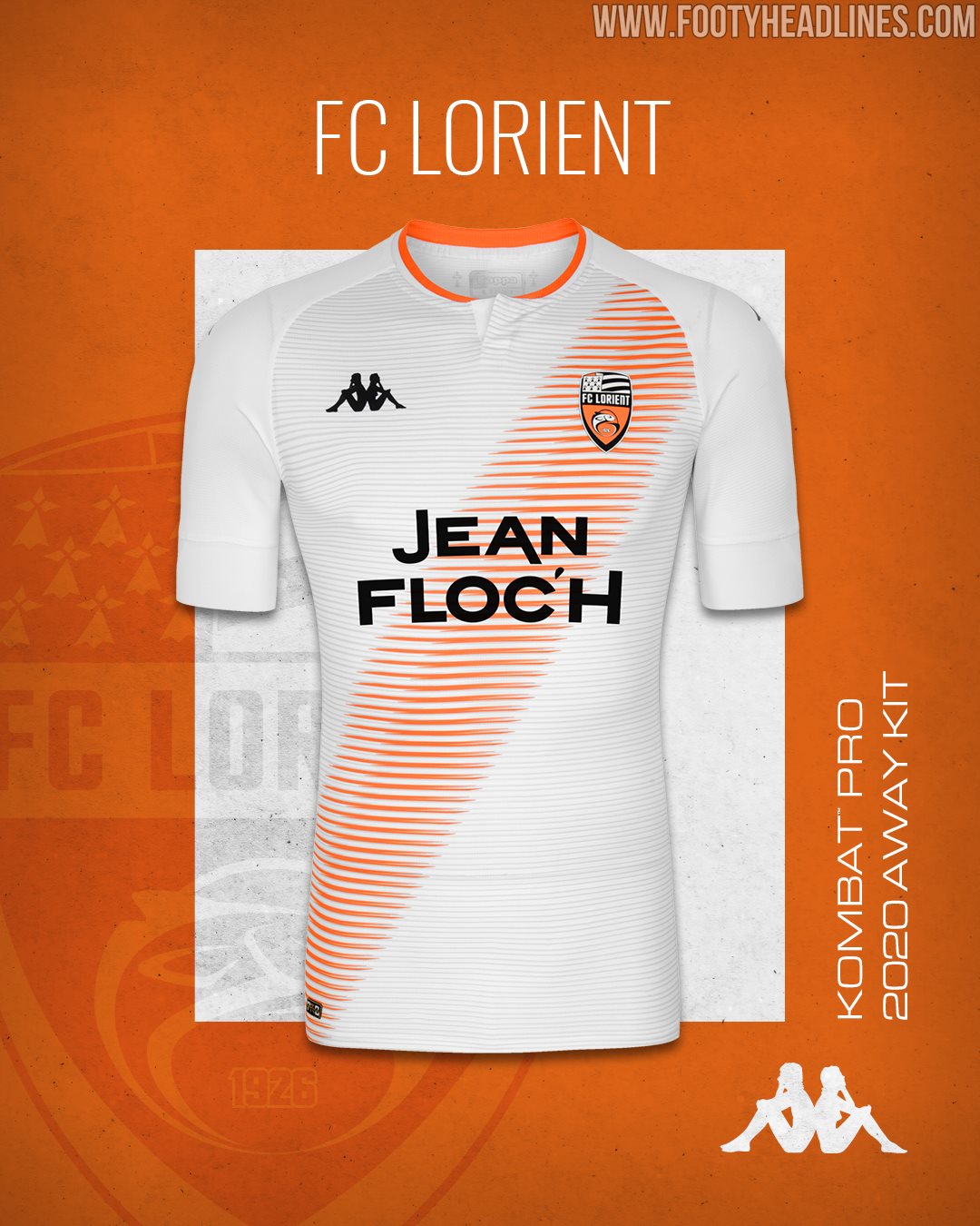 Unique Kappa FC Lorient 20-21 Home, Away & Third Kits Released - Footy ...